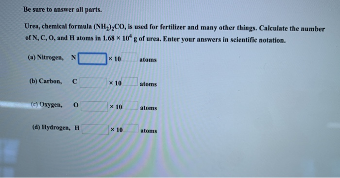 Chemical Makeup Of Urea | Saubhaya Makeup