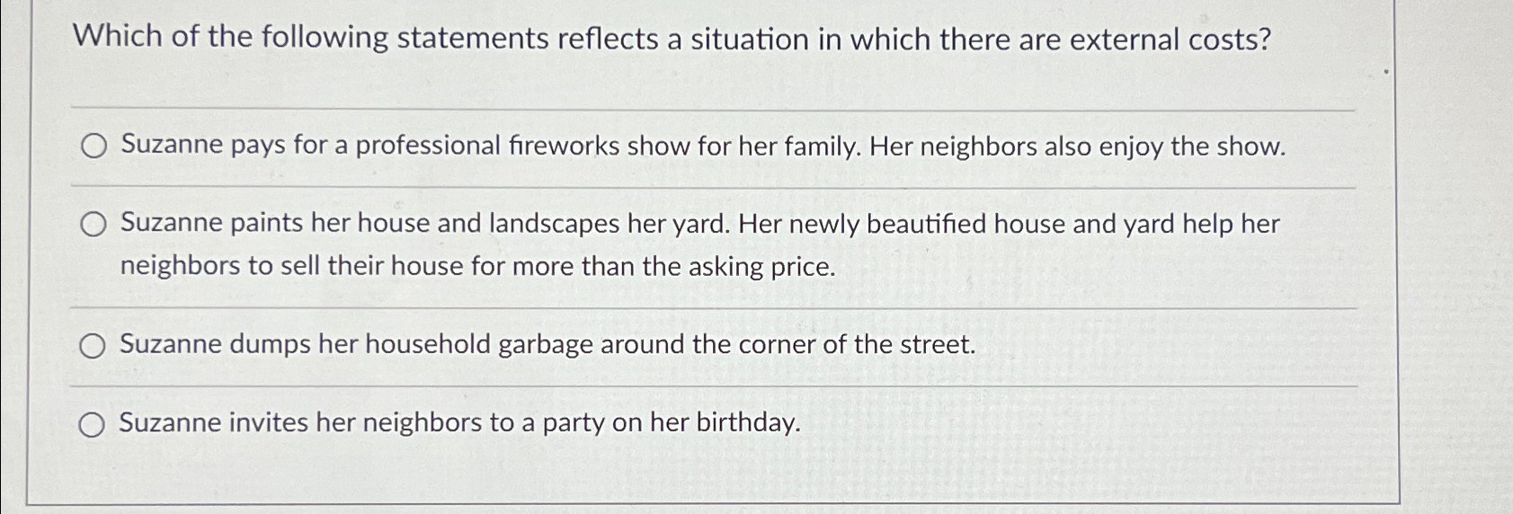 Solved Which of the following statements reflects a | Chegg.com