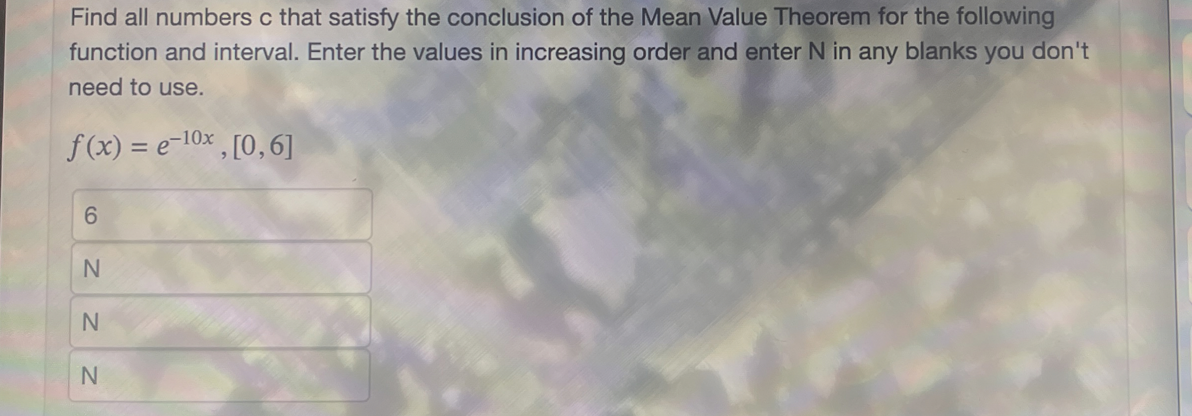 Solved Find all numbers c that satisfy the conclusion of the | Chegg.com