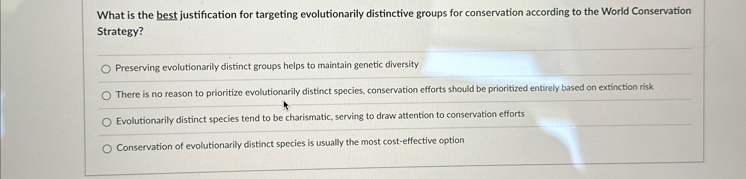 Solved What is the best justification for targeting | Chegg.com