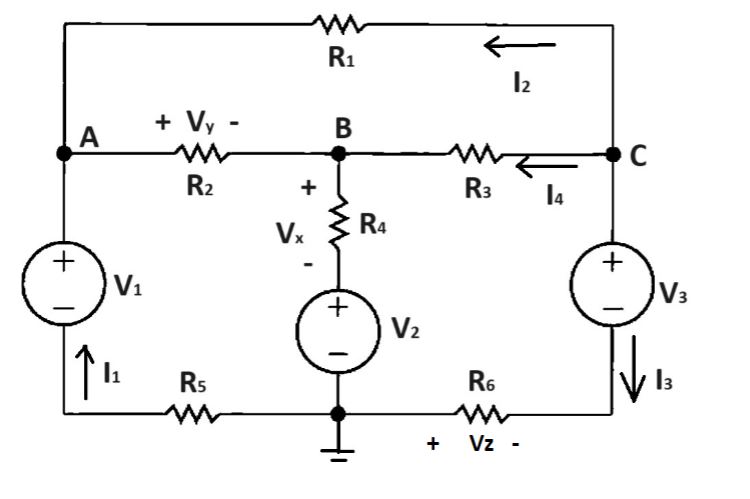 Use The Node Voltage Method To Solve The Following 