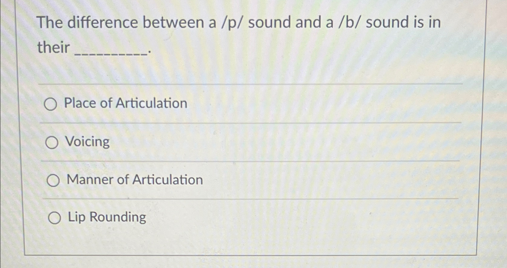 Solved The difference between ap?? ﻿sound and ab?? ﻿sound is | Chegg.com