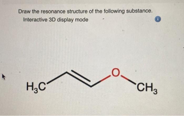 Solved Draw the resonance structure of the following | Chegg.com