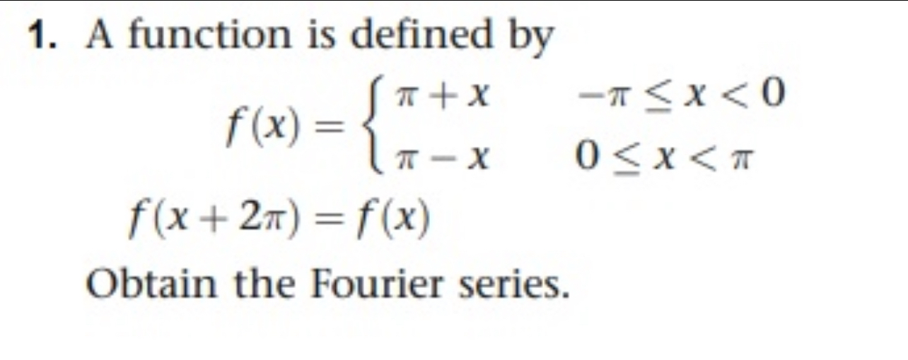Solved A function is defined | Chegg.com