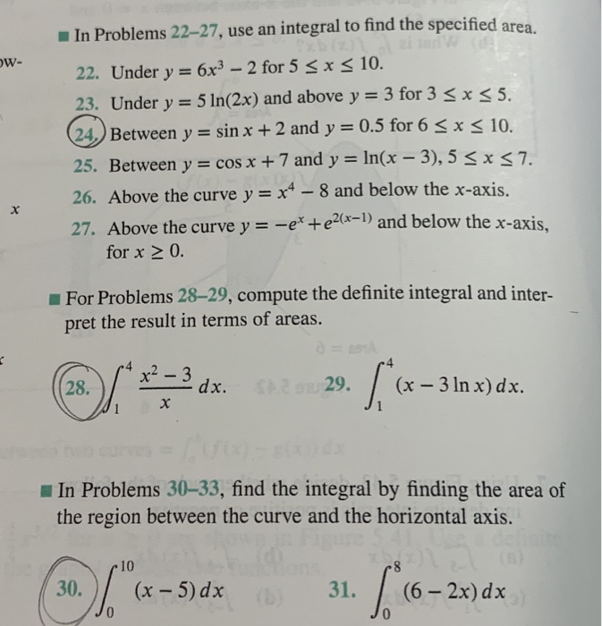 Solved In Problems 22–27, use an integral to find the | Chegg.com