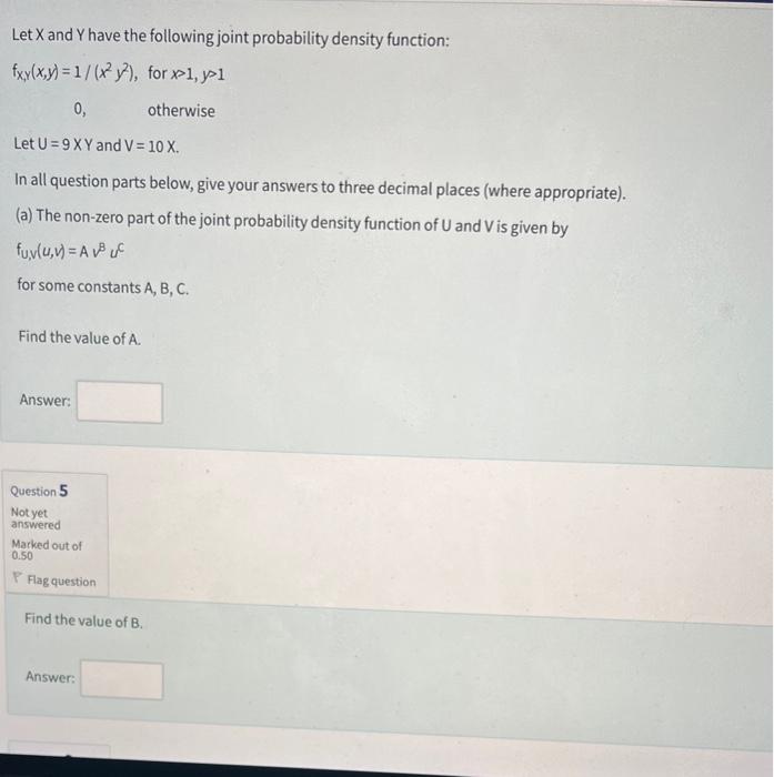 Solved Let X and Y have the following joint probability | Chegg.com