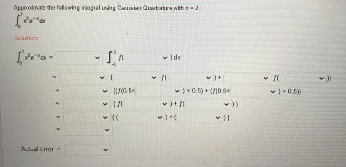 Solved Approximate the following integral using Gaussian | Chegg.com