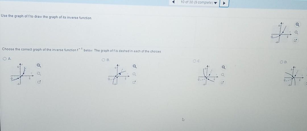 Solved 10 of 30 (9 complete Use the graph of fto draw the | Chegg.com