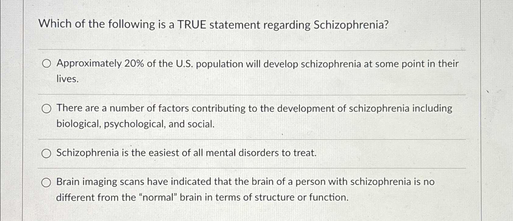 Solved Which of the following is a TRUE statement regarding | Chegg.com