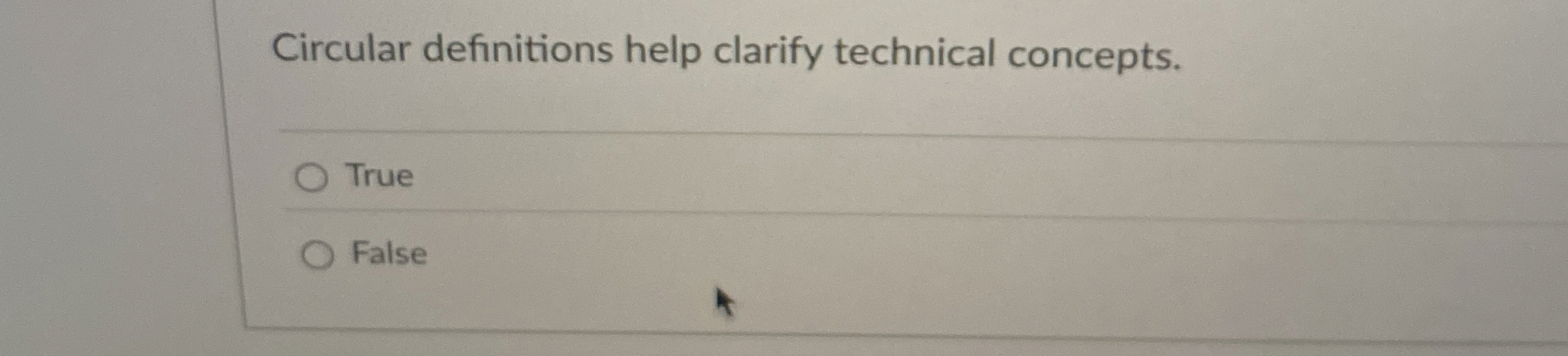 Solved Circular definitions help clarify technical | Chegg.com