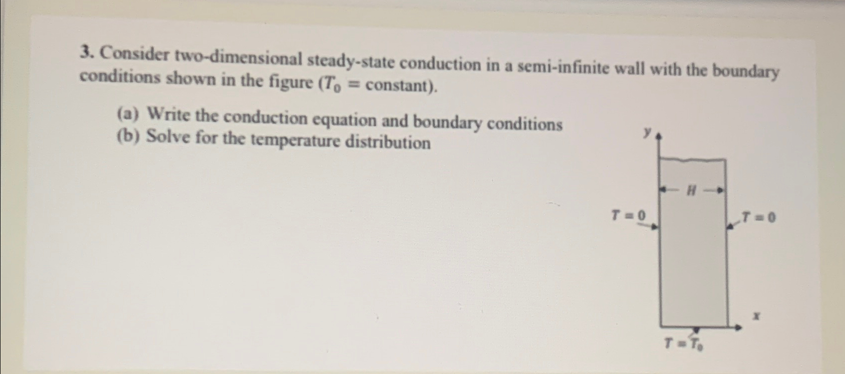 Solved Consider Two Dimensional Steady State Conduction In A