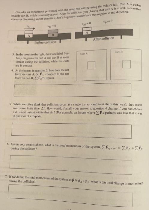 Solved Consider an experiment performed with the setup we | Chegg.com