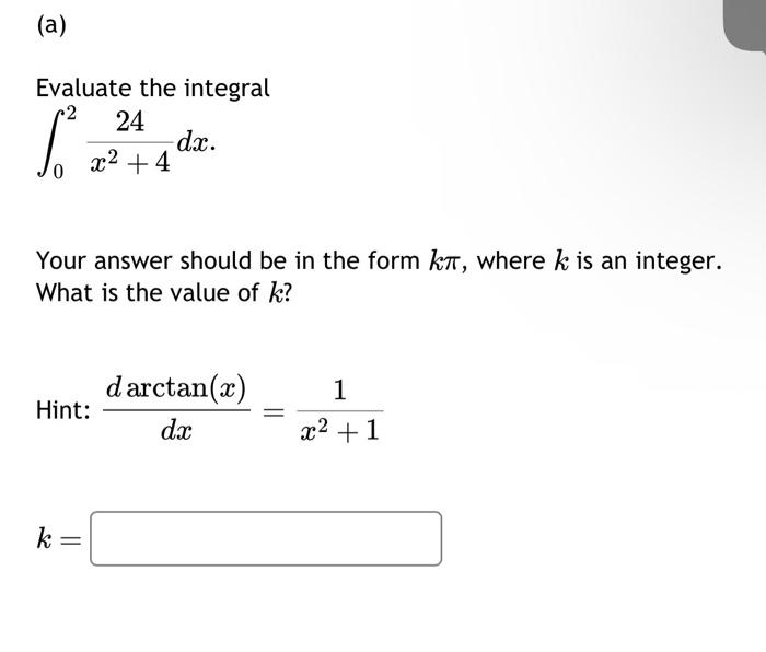 Solved Now, lets evaluate the same integral using power | Chegg.com