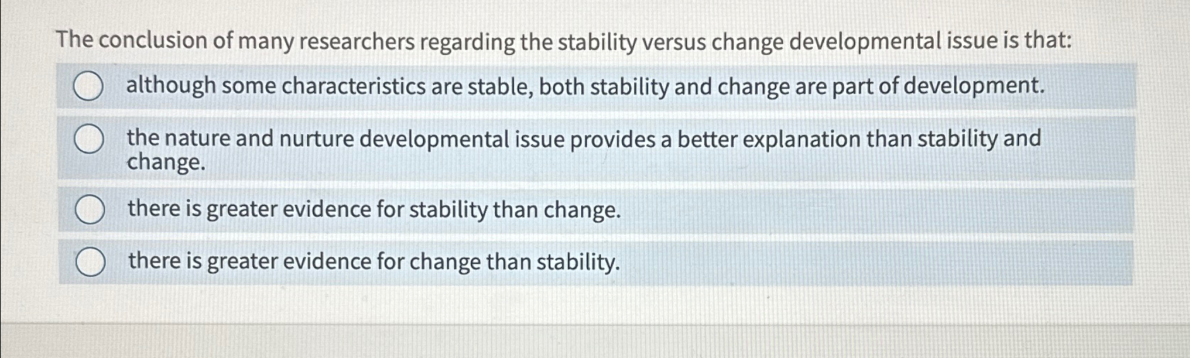 Solved The conclusion of many researchers regarding the | Chegg.com