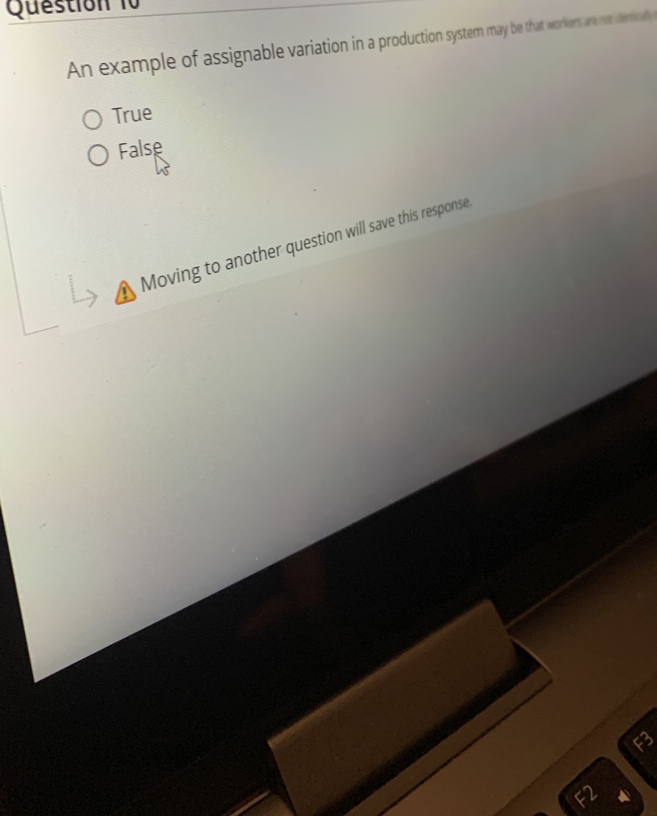 Solved An example of assignable variation in a production | Chegg.com