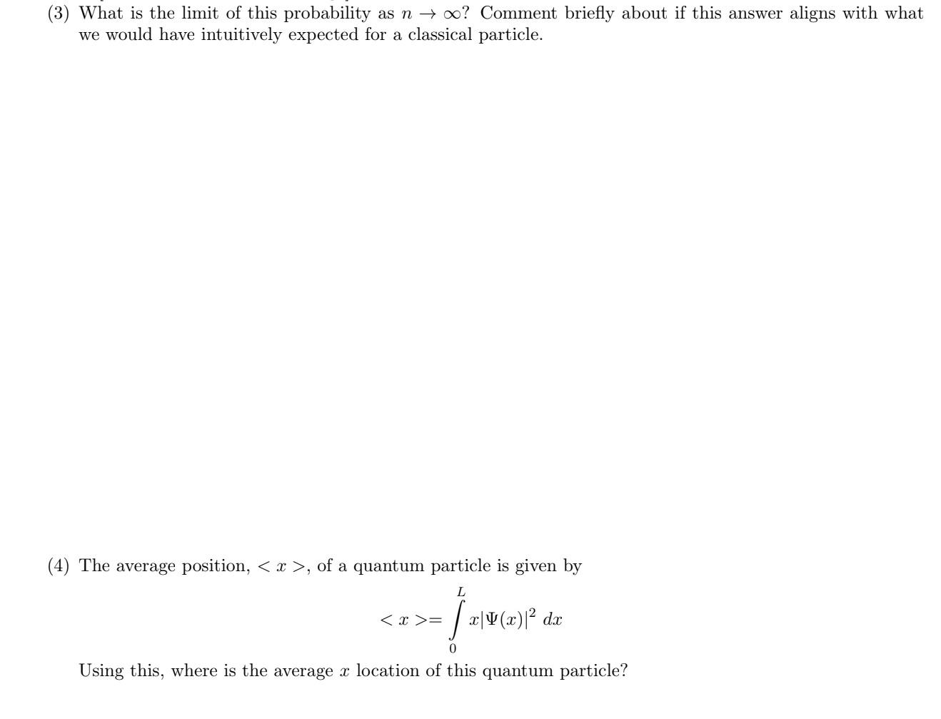 Solved Question 1. A quantum particle can be represented by | Chegg.com