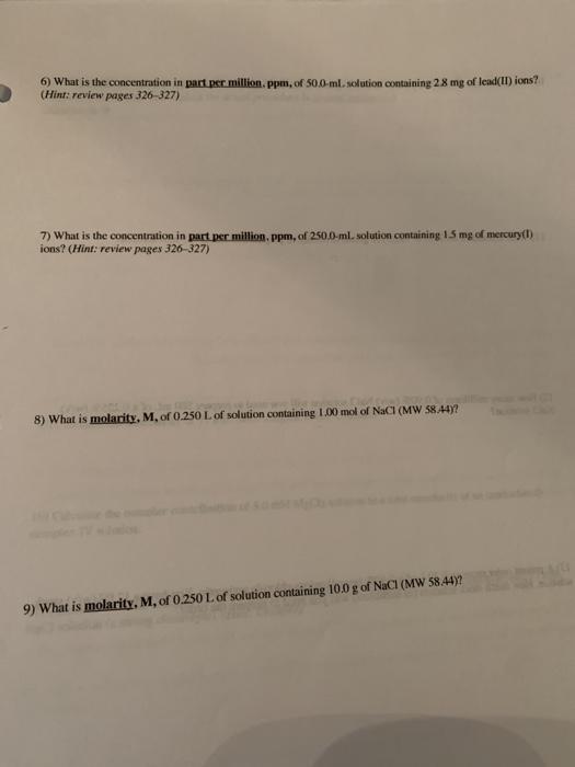 Solved CH151 - Homework Assignment, CHE 1) When dissolved in | Chegg.com