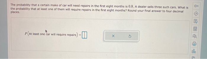 Solved The Probability That A Certain Make Of Car Will Need Chegg solved-the-probability-that-a-certain-make-of-car-will-need-chegg