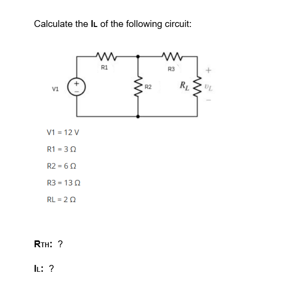 Solved Explanation: ﻿Calculate the IL of the following | Chegg.com