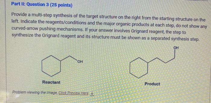 Solved Provide a multi-step synthesis of the target | Chegg.com