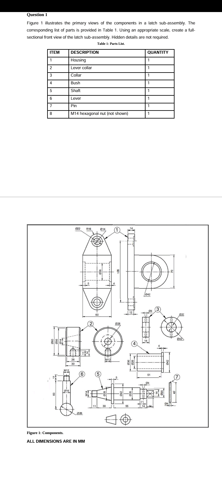 Solved Question 1Figure 1 ﻿illustrates the primary views of | Chegg.com