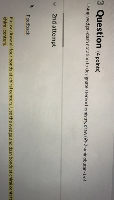Solved 3 Question (4 points) Using wedge-dash notation to | Chegg.com
