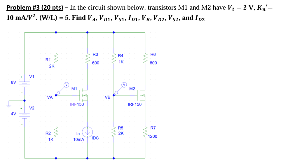 Solved PLease Solve in detail. Problem #3 (20 ﻿pts) - ﻿In | Chegg.com