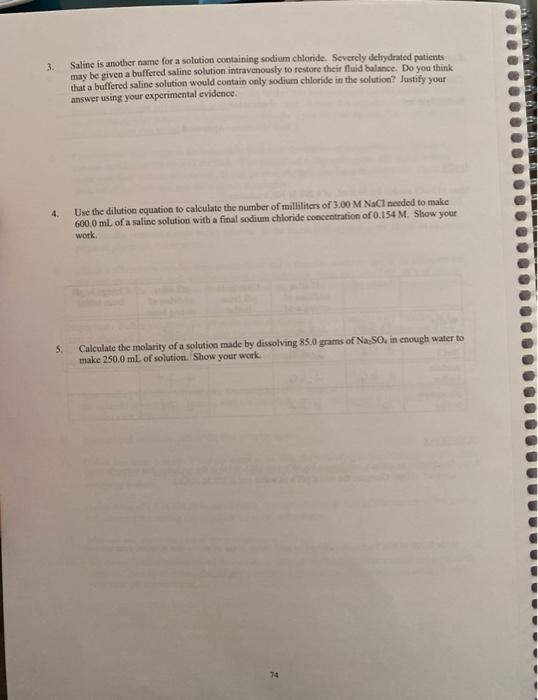 Solved Experiment 9 Data Sheet Name CHEM 1131 Date Buffer | Chegg.com