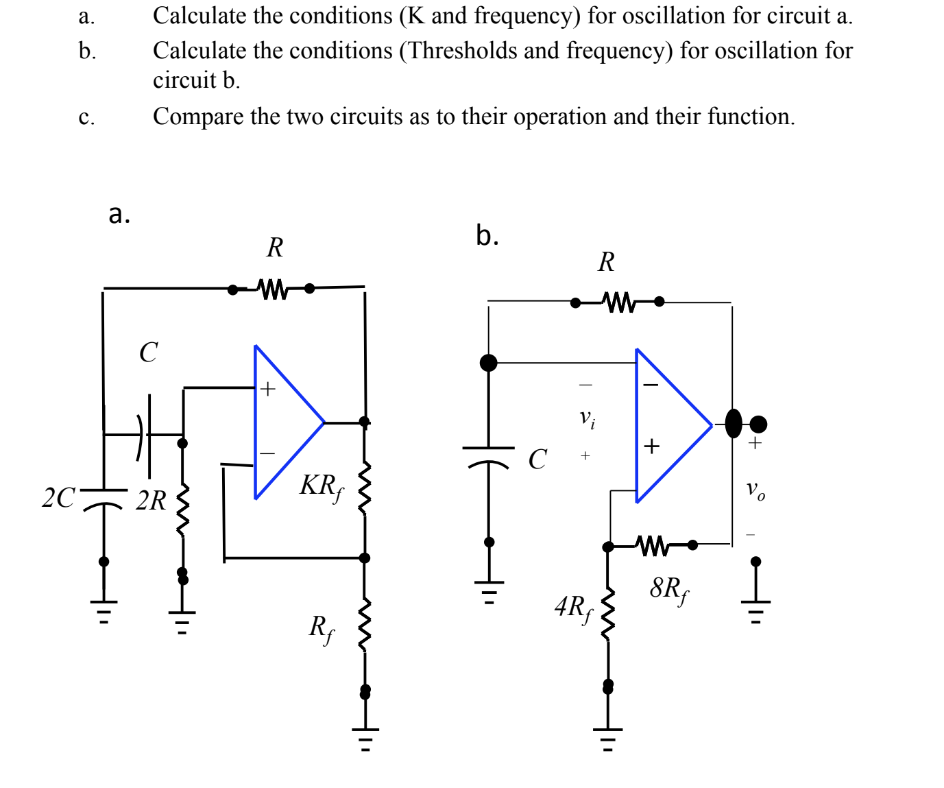 Solved maximum output is +/- ﻿A find a, ﻿b, ﻿and ca. | Chegg.com