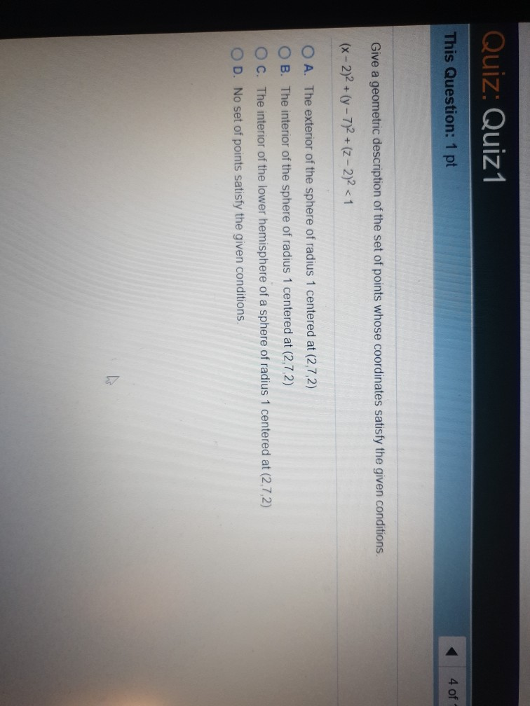 Solved This Question: 1 pt Find the distance, d, between the | Chegg.com