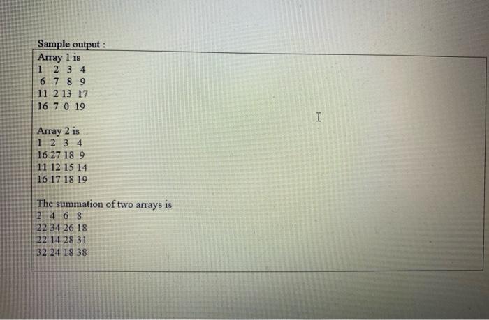 Solved Exercise 1 Problem Description Develop a C program as | Chegg.com