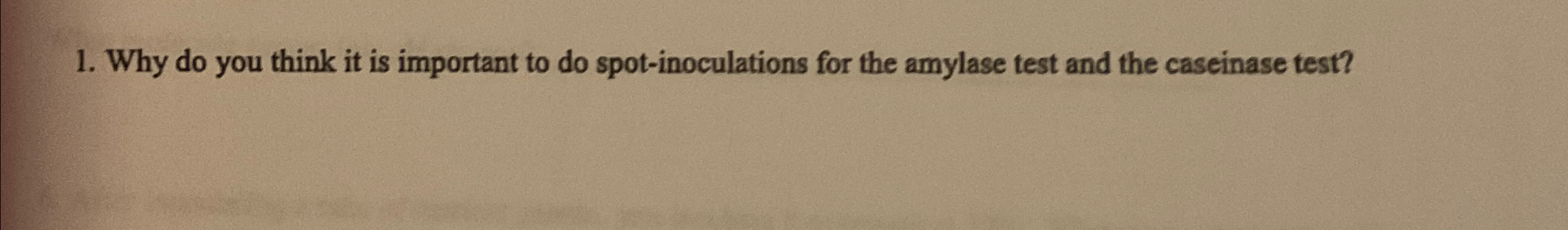 Solved Why do you think it is important to do | Chegg.com