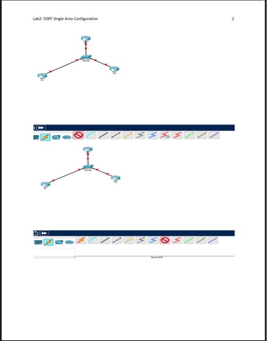 Solved Lab2: O5PF Single Area Configuration 1 - Selecting | Chegg.com