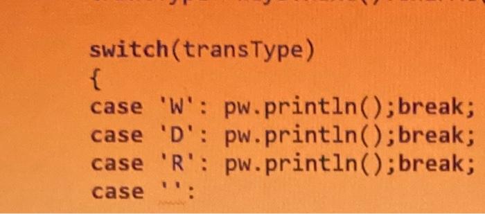 Solved Use Java and do not use if statements. Instead, use | Chegg.com