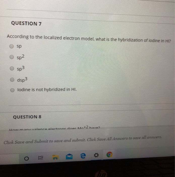 Solved QUESTION 7 According to the localized electron model, | Chegg.com