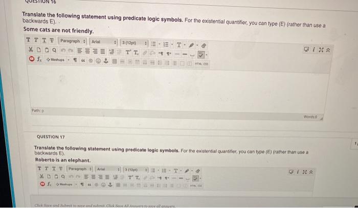 Solved Translate the following statement using predicate | Chegg.com