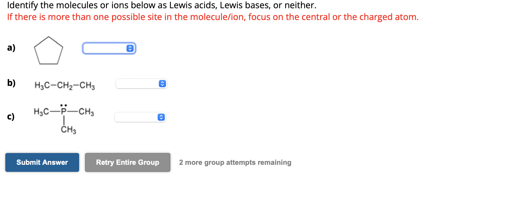Solved Identify the molecules or ions below as Lewis acids, | Chegg.com