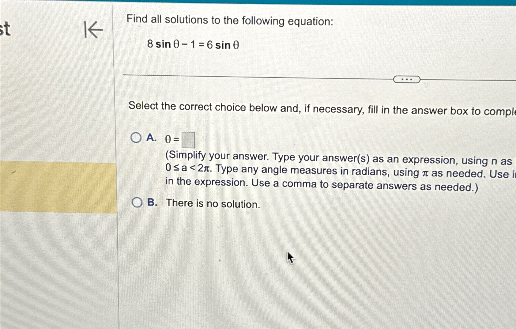 Solved Find all solutions to the following | Chegg.com