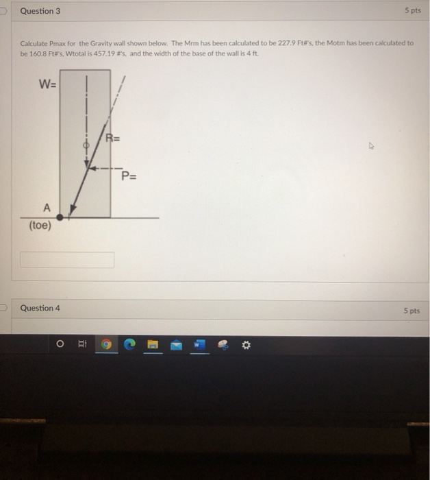 Solved Calculate Pmax for the Cantilever wall shown below. | Chegg.com