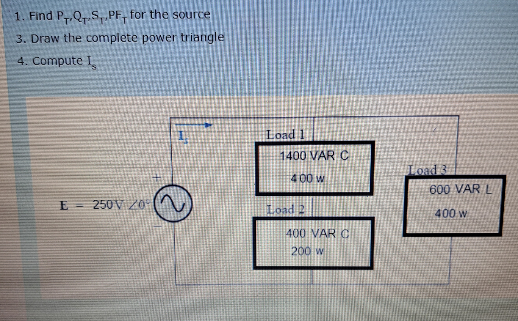 Solved Find PT,QT,ST,PT ﻿for the sourceDraw the complete | Chegg.com