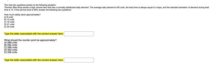 Solved The next two questions pertain to the following | Chegg.com