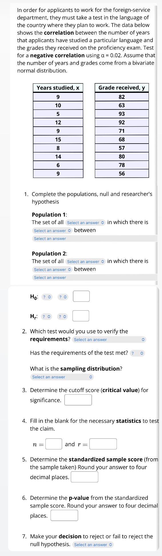 Solved In order for applicants to work for the | Chegg.com