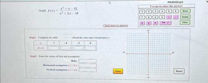 Solve the following exercises and graphics | Chegg.com