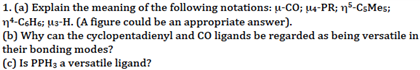Explain the meaning of the following notations: | Chegg.com