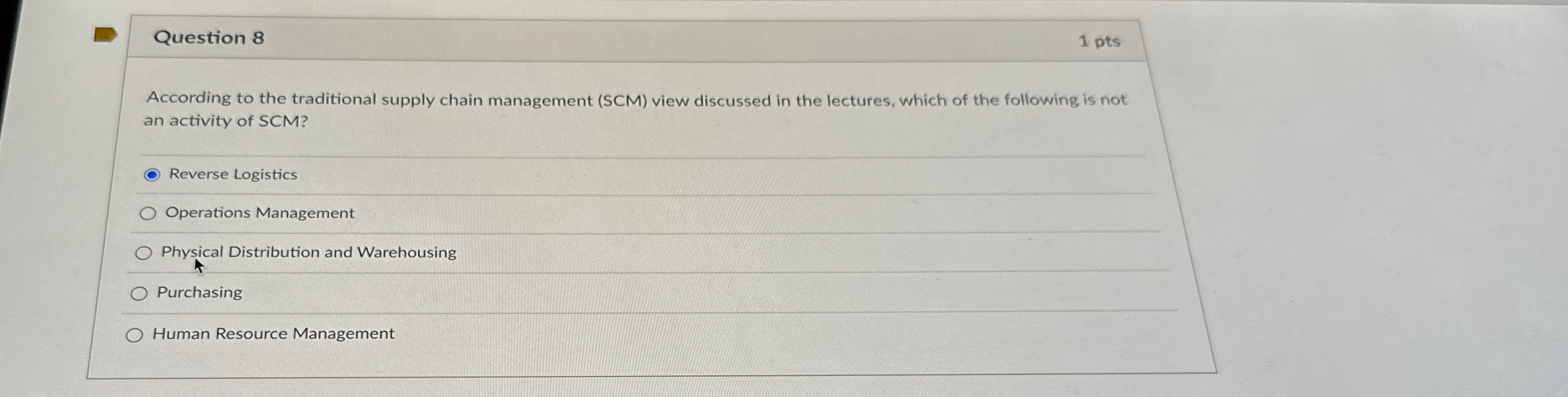 Solved Question 81 ﻿ptsAccording to the traditional supply | Chegg.com