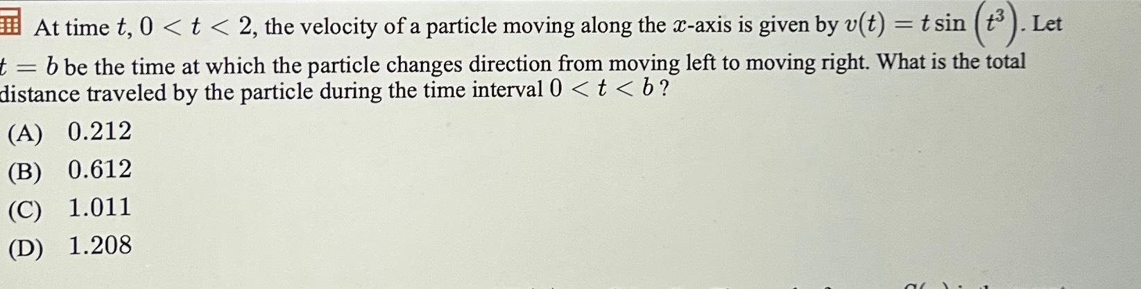 Solved At time | Chegg.com