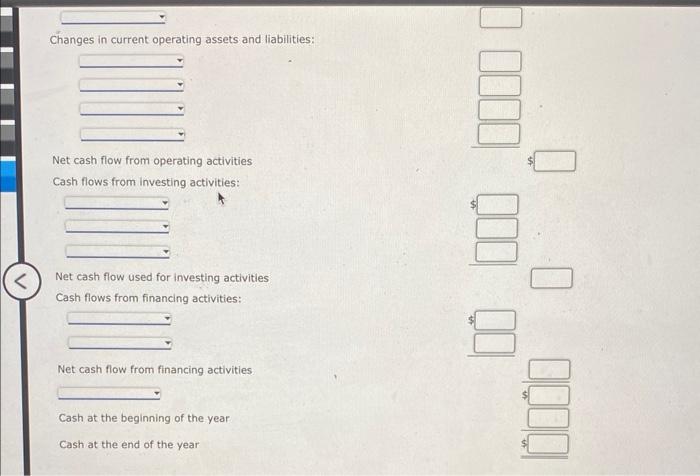 Solved Statement of Cash Flows - indirect Method The | Chegg.com