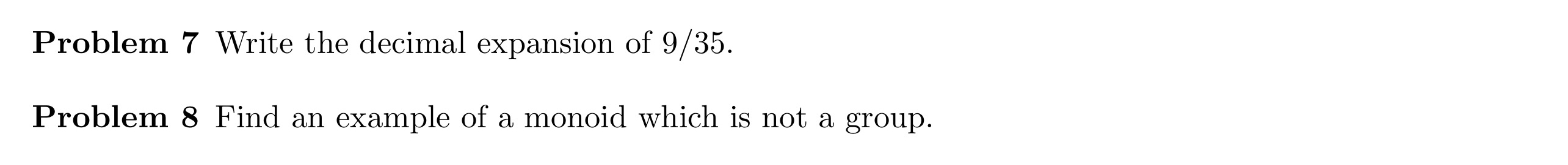 Solved Problem 7 ﻿Write the decimal expansion of 935.Problem | Chegg.com
