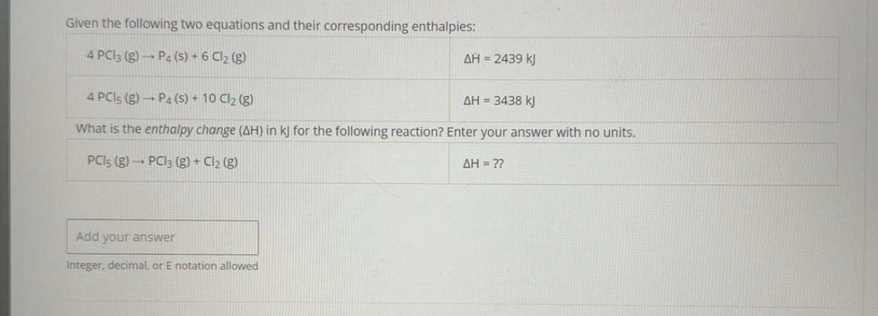 Solved Given the following two equations and their | Chegg.com