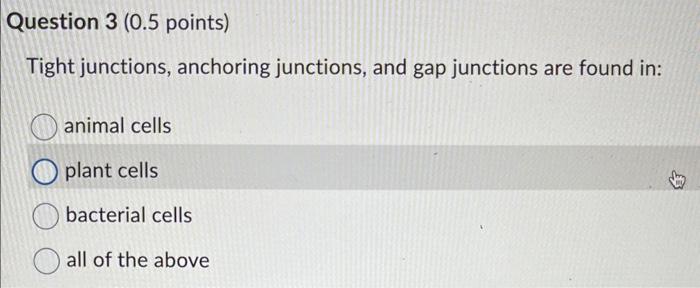 Solved Tight Junctions Anchoring Junctions And Gap